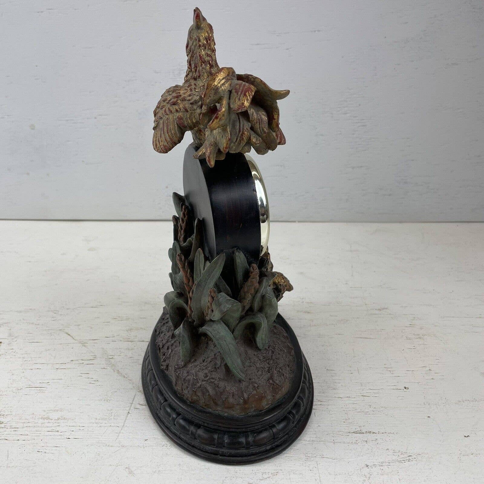 Beautiful Rooster Chicken Resin Shelf Clock Sterling Ind. - Etsy