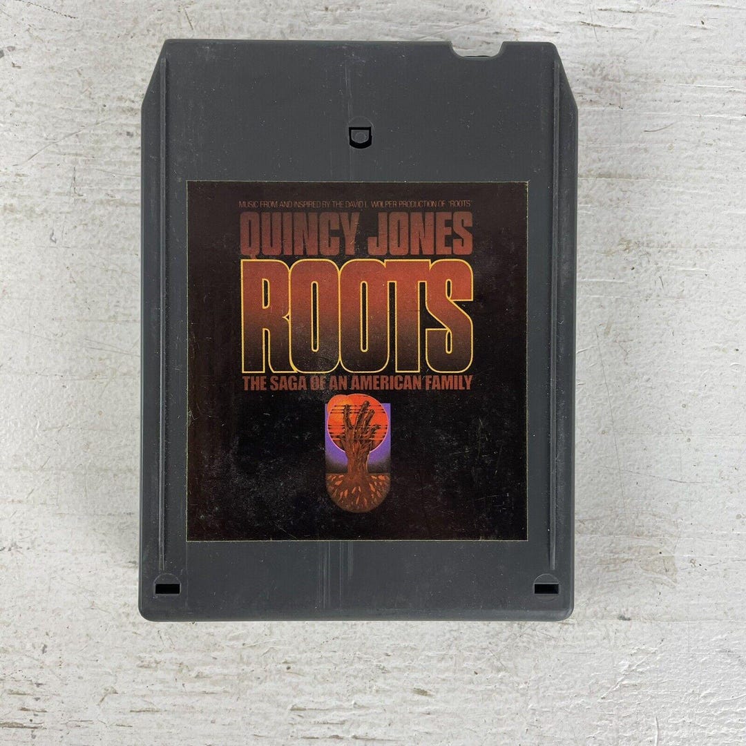 Quincy Jones Roots Soundtrack 8 Track Cassette Tape A&M 1977 - Etsy