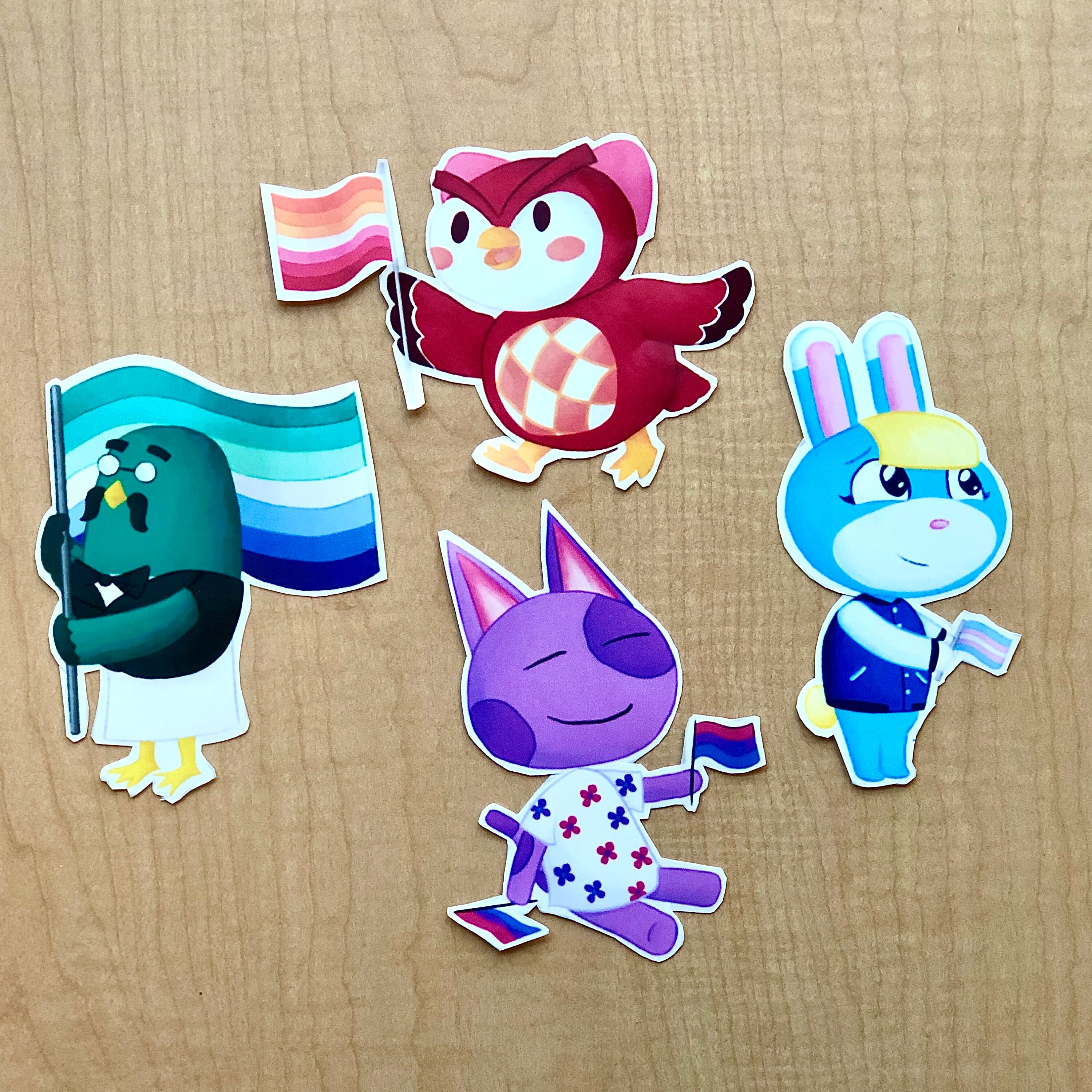 Animal Crossing Pride Stickers - Etsy