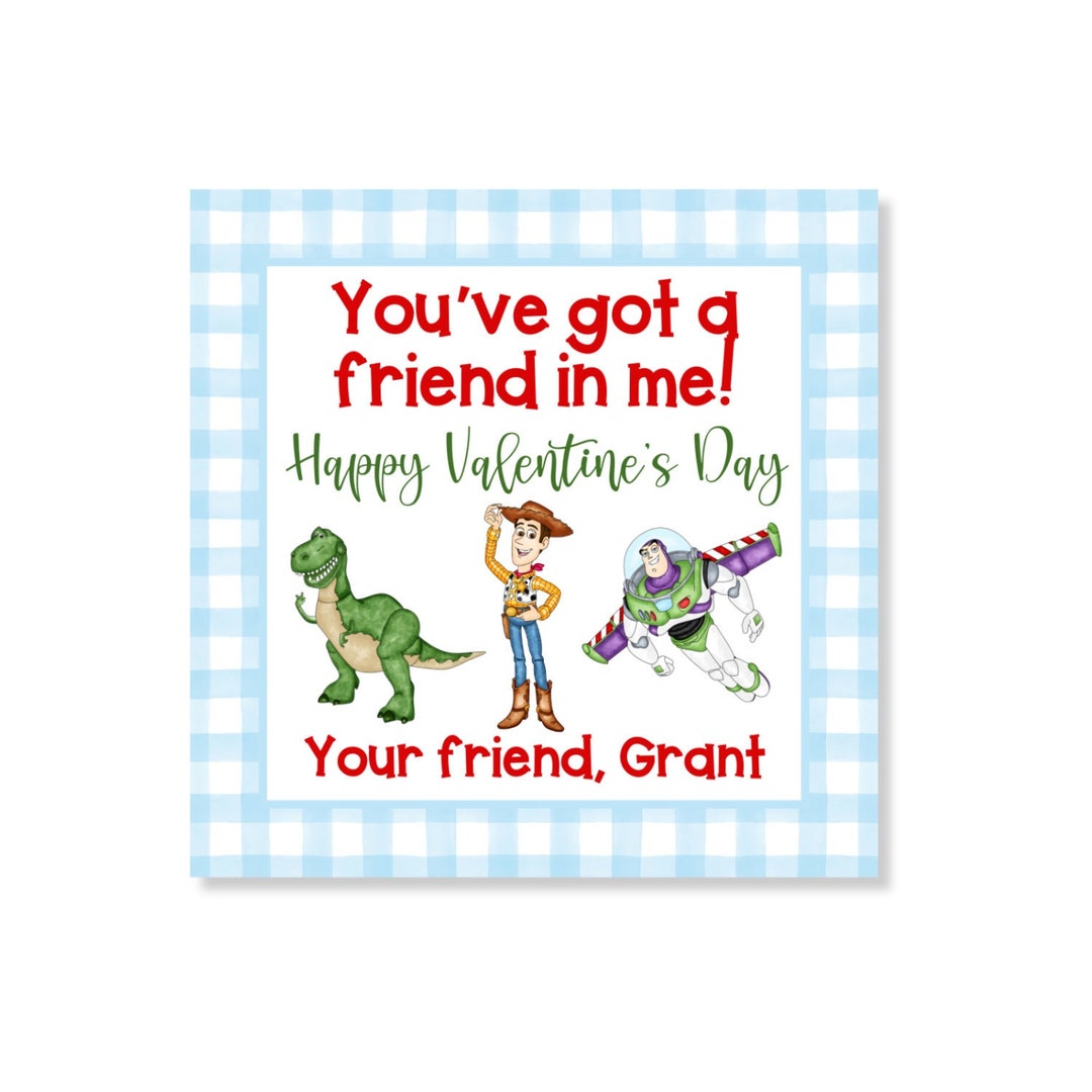 You've Got a Friend in Me Valentine - Etsy
