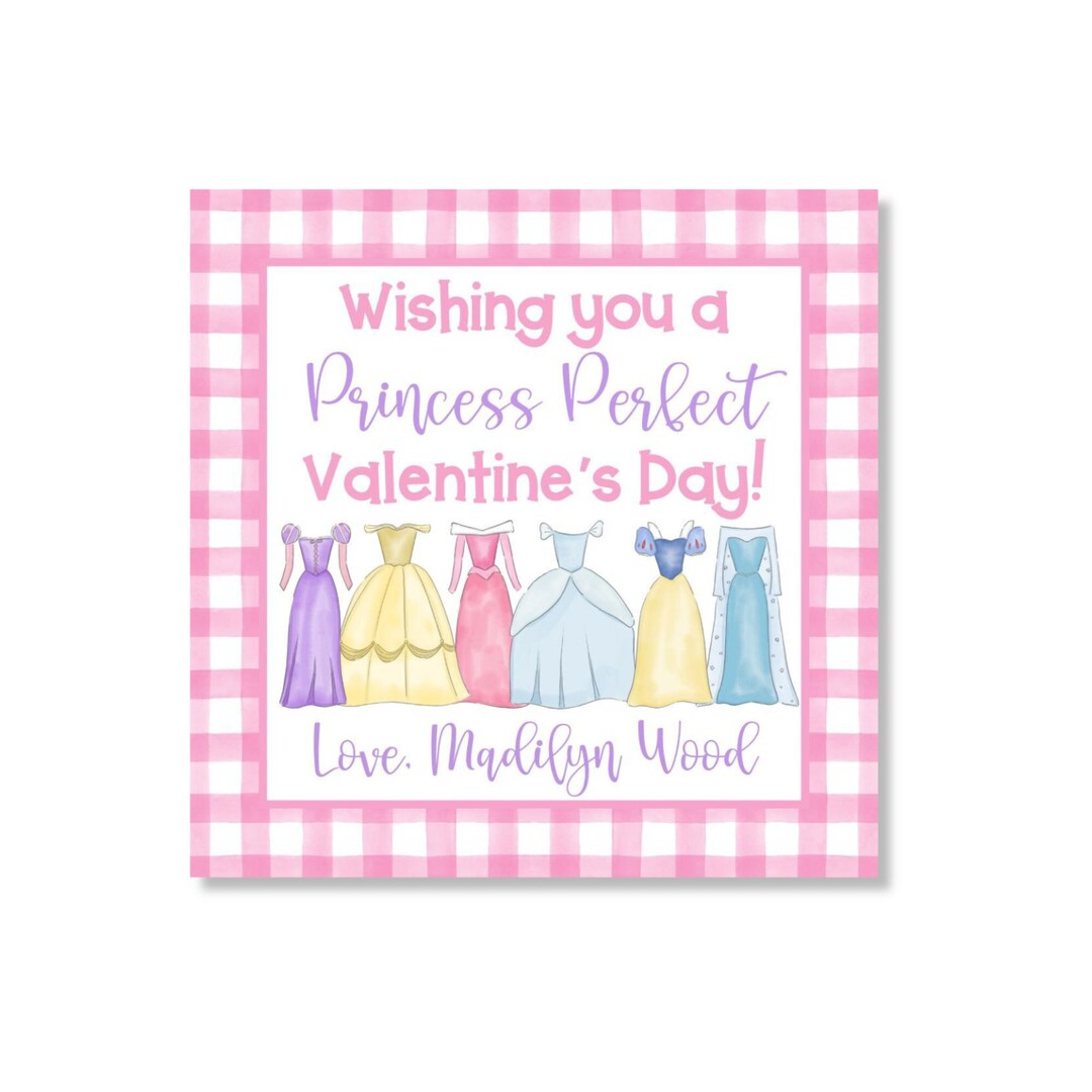 Princess Perfect Valentine - Etsy