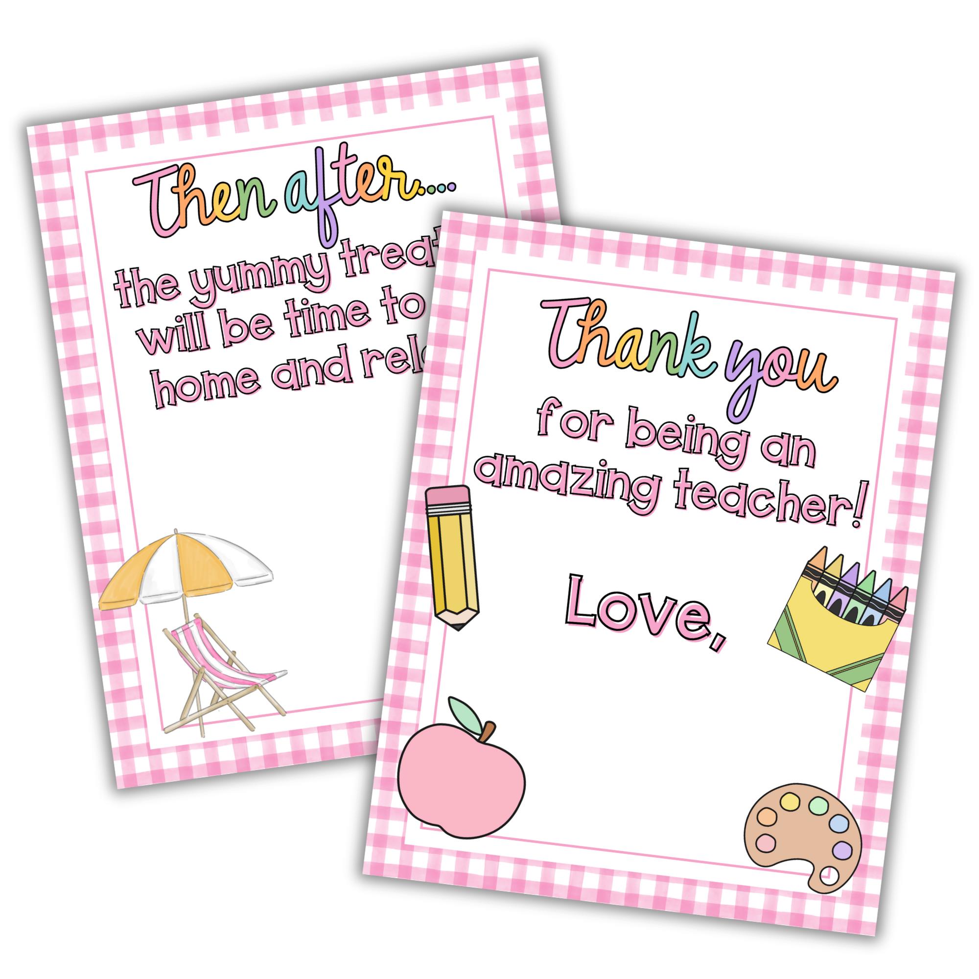 If You Give a Teacher Summer Break Pink - Etsy