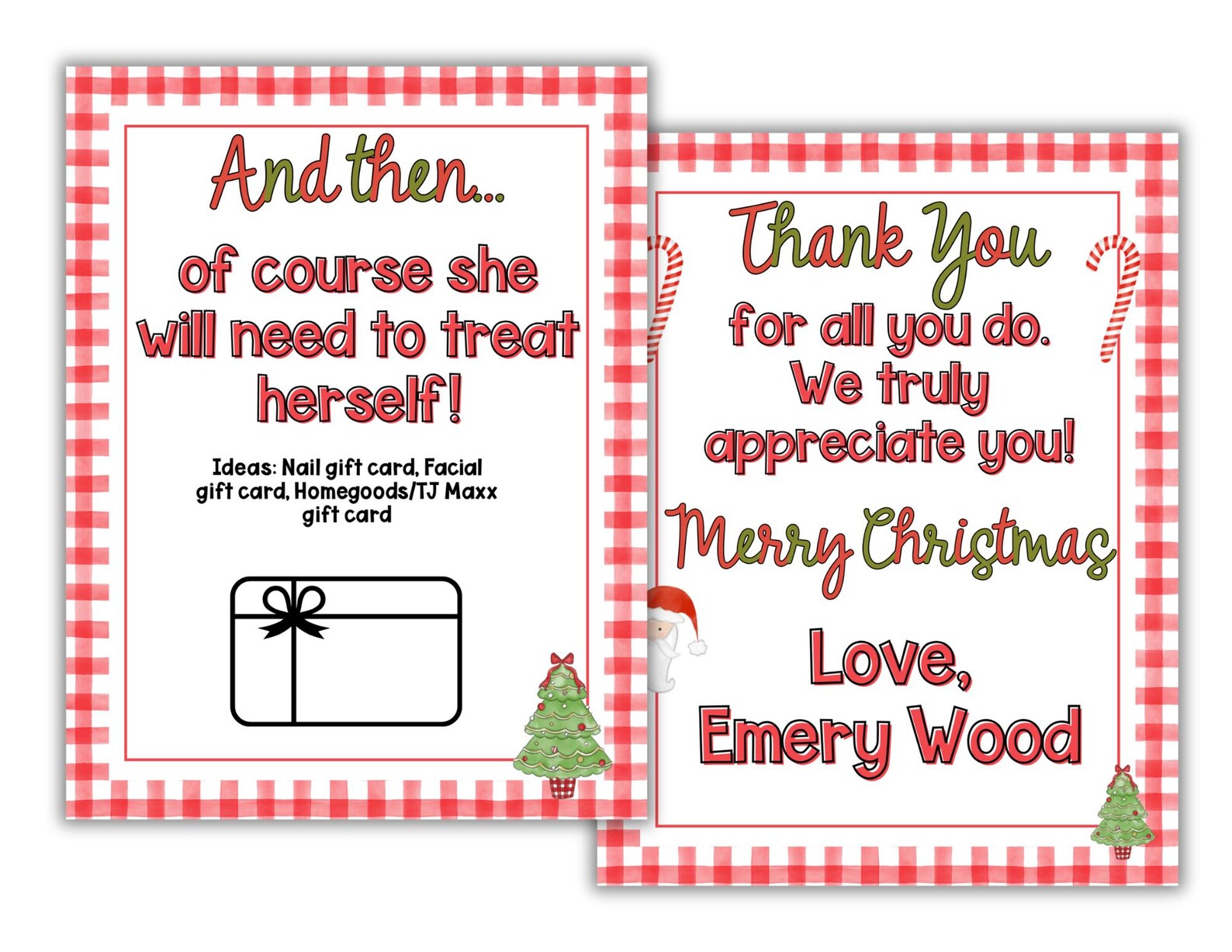 If You Give a Teacher a Christmas Cookie, Teacher Christmas Gift - Etsy