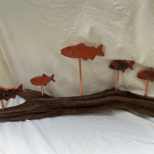 Clay Fish Sculpture - Etsy