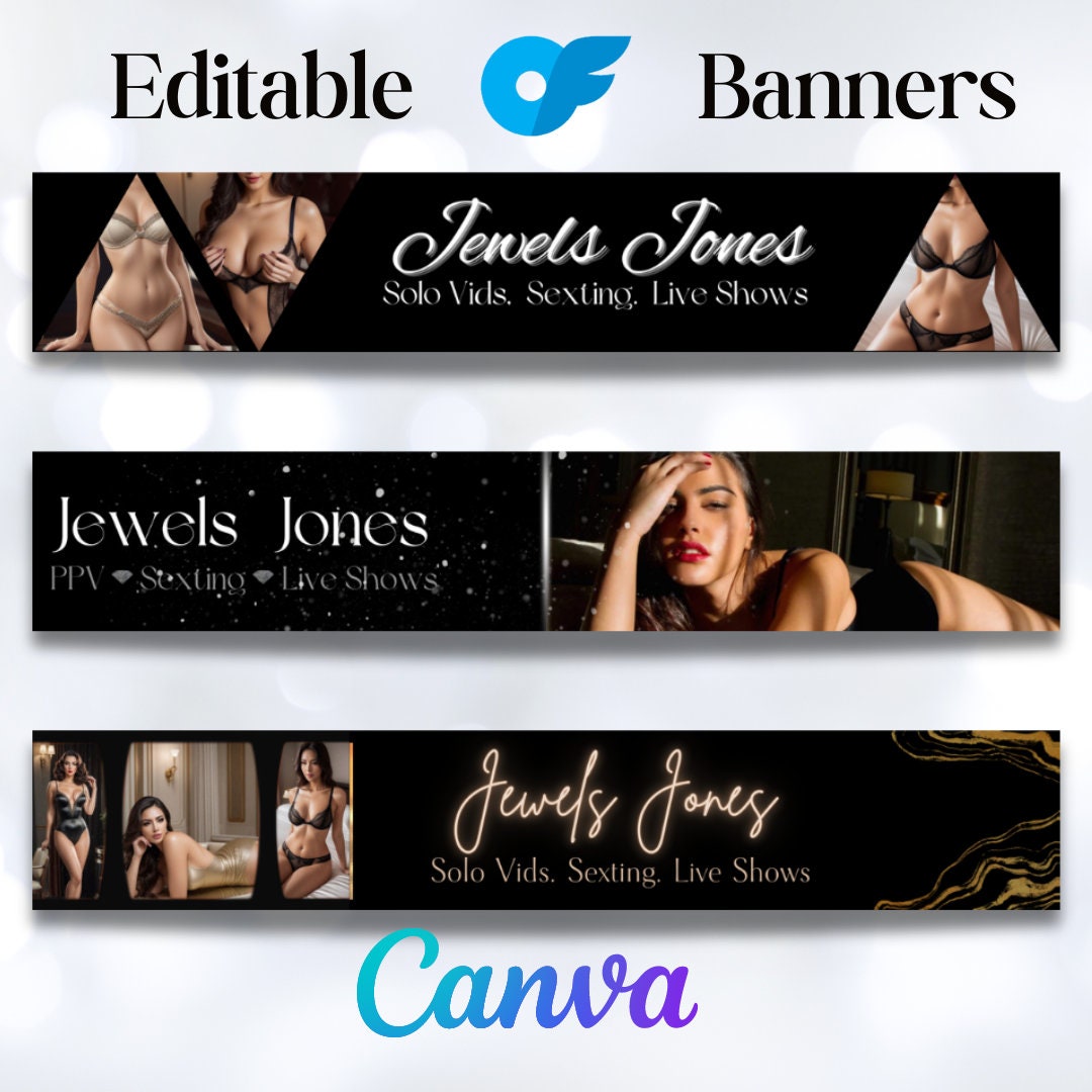 Onlyfans Desktop Customizable Banner, Social Media Banner, Onlyfans Promo Template, Use for ...