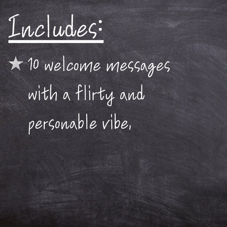 10 Onlyfans Welcome Message Templates Flirty & Personal Vibe - Etsy