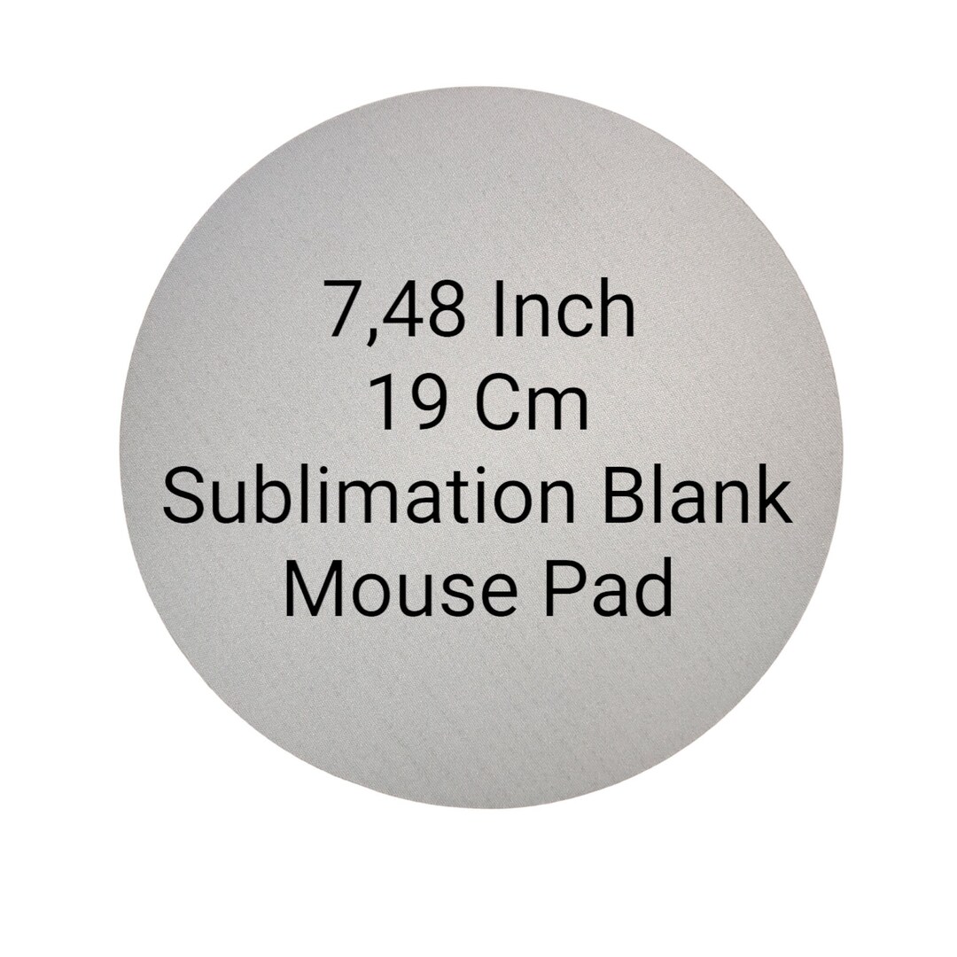 Round Sublimation Mouse Pad Blank White Mouse Pads Sublimation Blank ...