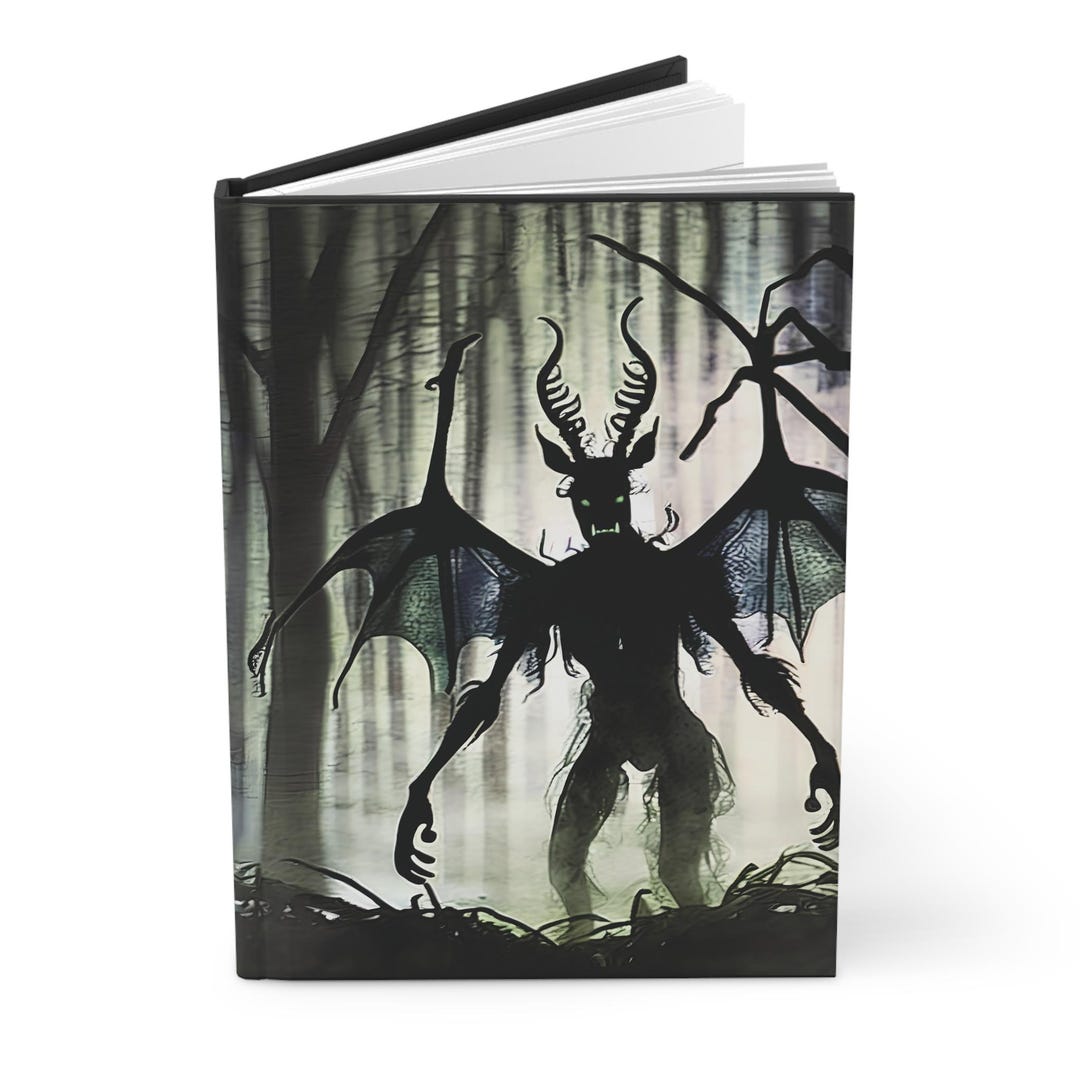 Jersey Devil Cryptid Notebook - Hardcover Journal Matte Finish, Cryptid ...
