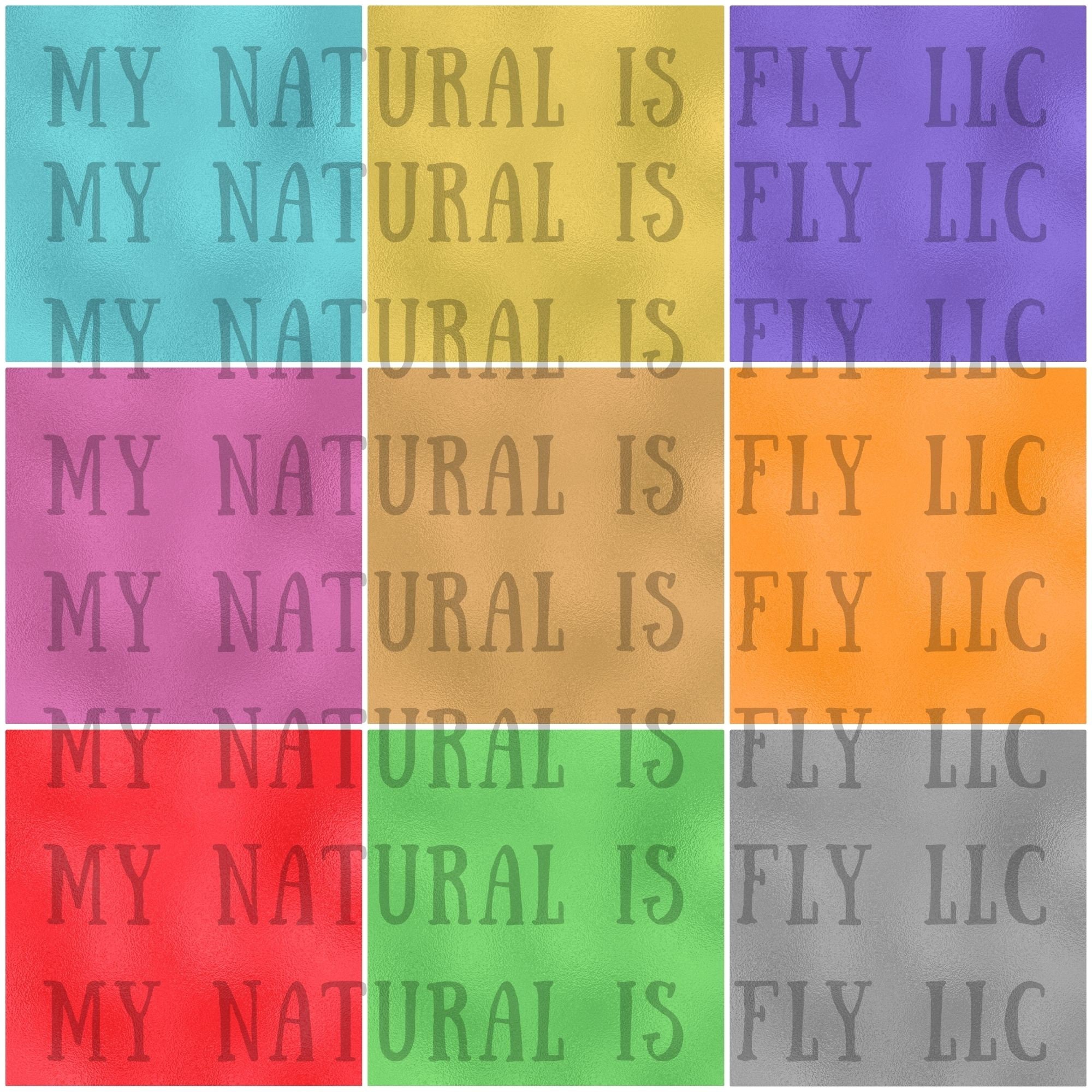 10 SOLID COLOR FOIL Digital Papers, Backgrounds, Scrapbook Paper ...