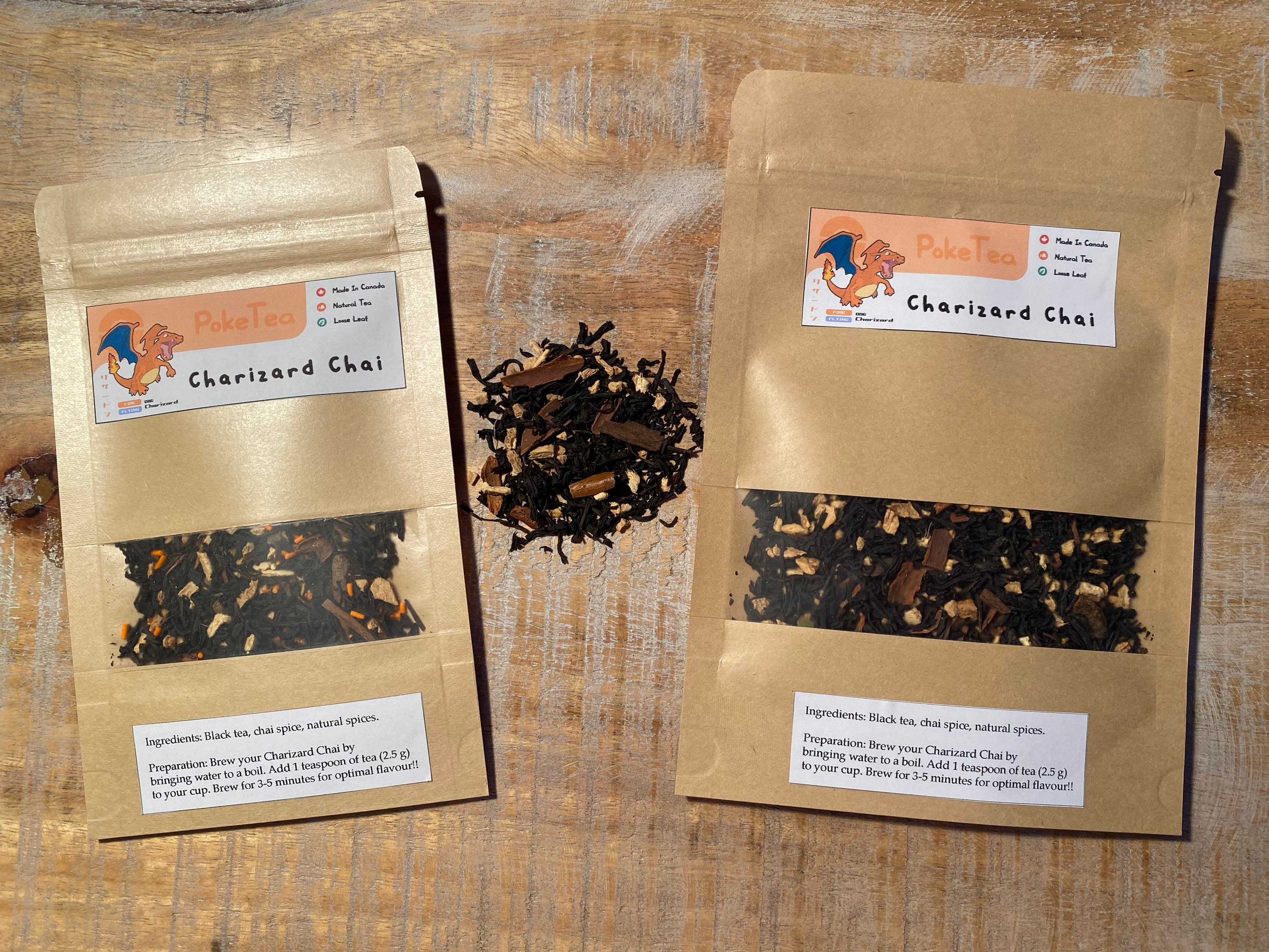 Pokétea! | Charizard Chai | Pokemon-inspired Loose Leaf, Natural Tea ...