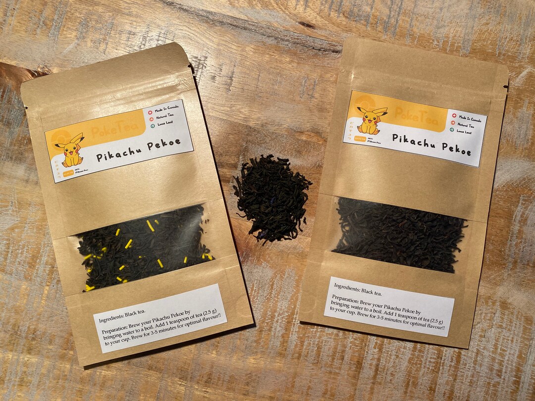 Pokétea! | Pikachu Pekoe | Pokemon-inspired Loose Leaf, Natural Black ...