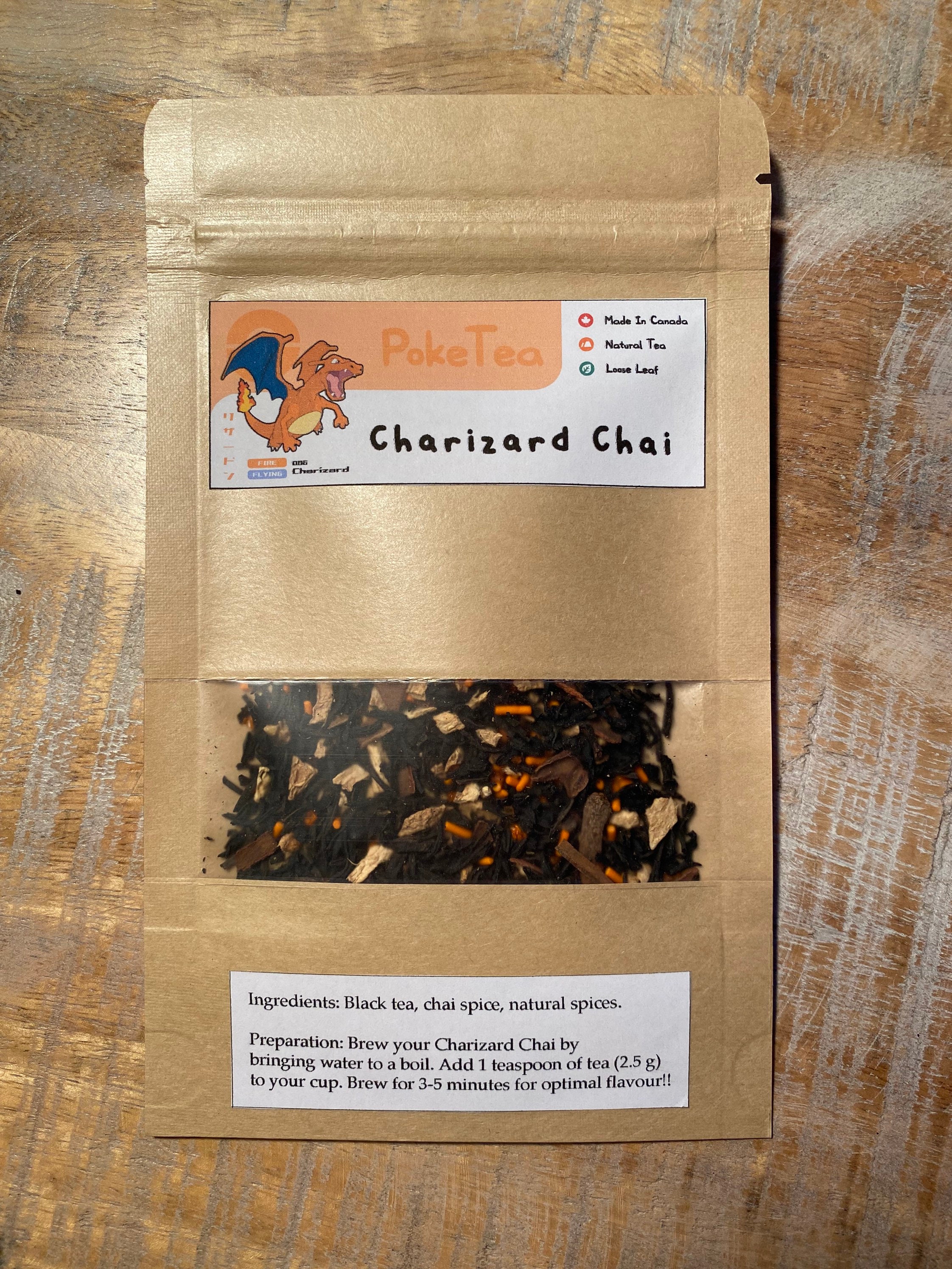 Pokétea! | Charizard Chai | Pokemon-inspired Loose Leaf, Natural Tea ...