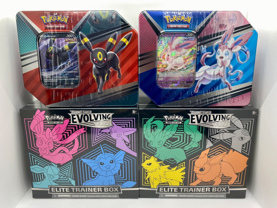Pokemon TCG: Eevee and Eeveelutions Gift Box! | Includes Boosters ...
