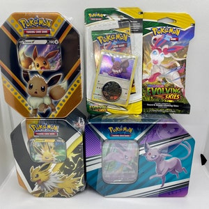 Pokemon TCG: Eevee and Eeveelutions Gift Box! | Includes Boosters ...