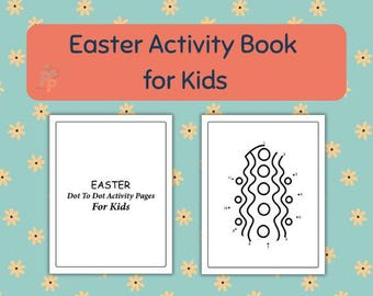 Easter Activity Book for Kids | Printable & Editable Canva Template ...
