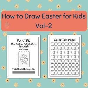 How to Draw Easter for Kids Vol-2 - Etsy