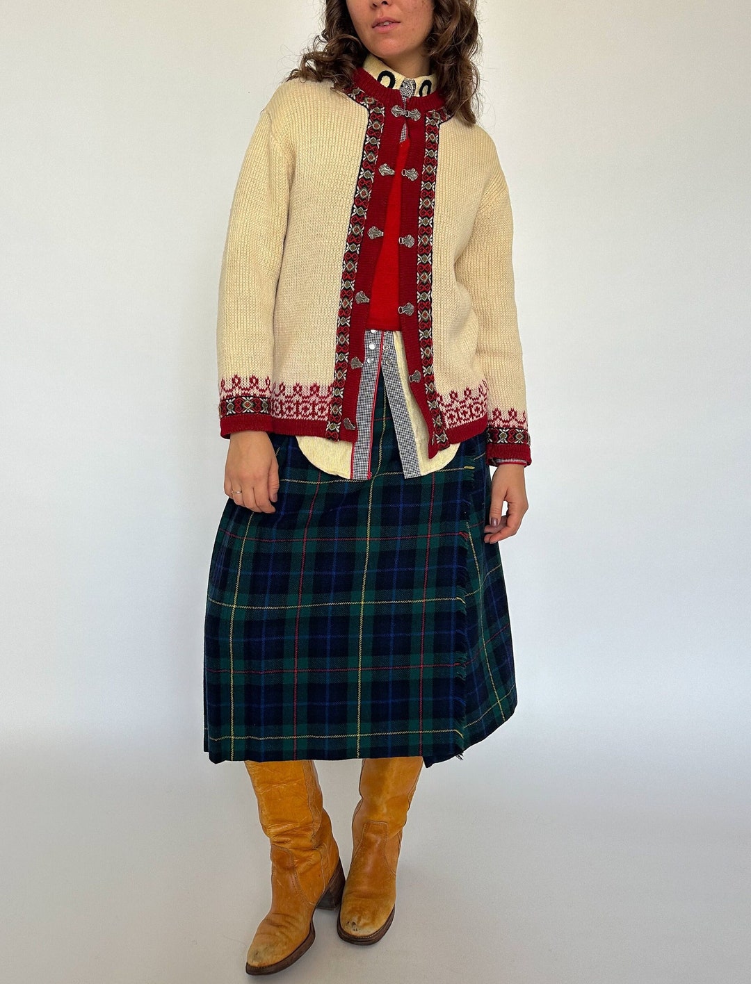 Vintage Nordstrikk Cardigan / Wool / Norwegian / Scandinavian ...