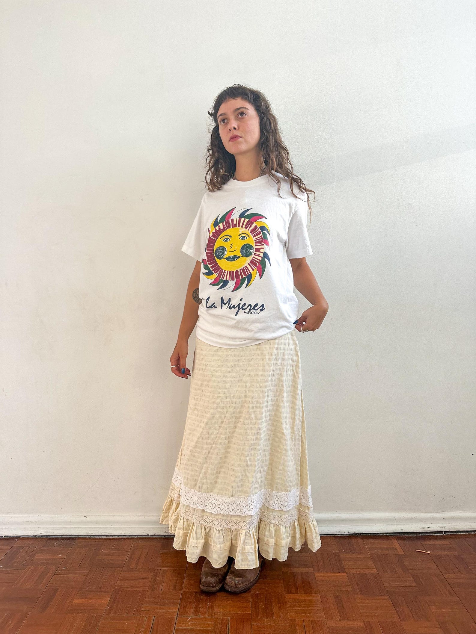 Vintage 1990s Tourist Mexico T-shirt / Sun Print / Bohemian / Fun Tee ...