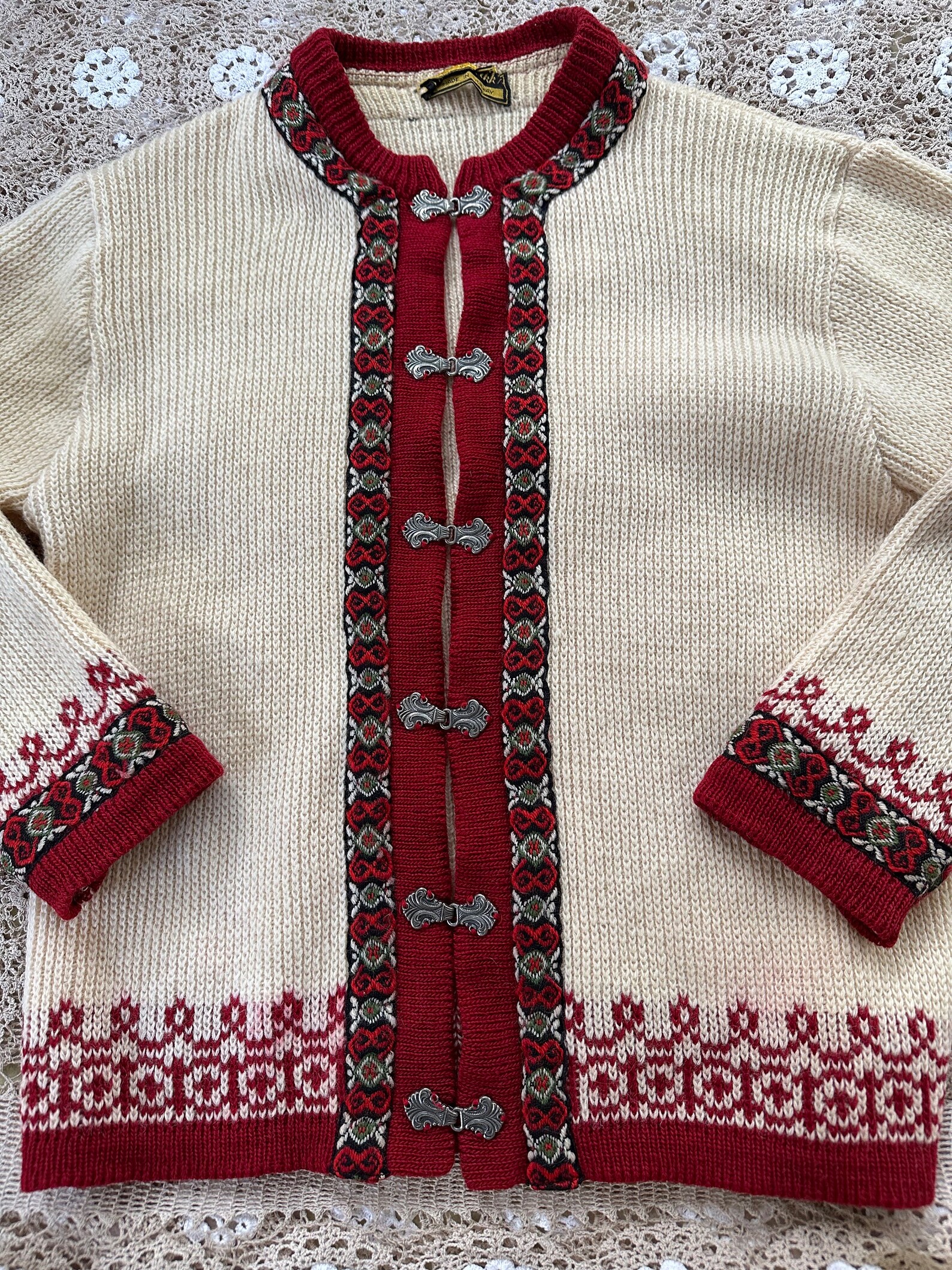 Vintage Nordstrikk Cardigan / Wool / Norwegian / Scandinavian ...