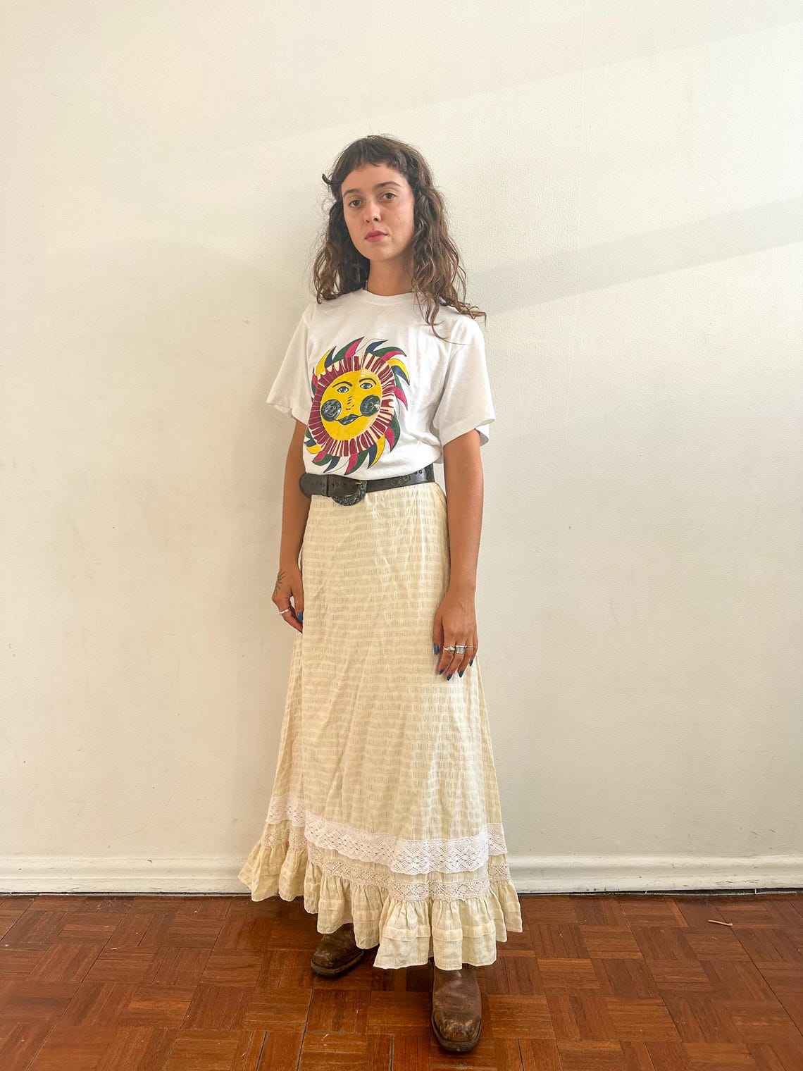 Vintage 1990s Tourist Mexico T-shirt / Sun Print / Bohemian / Fun Tee ...
