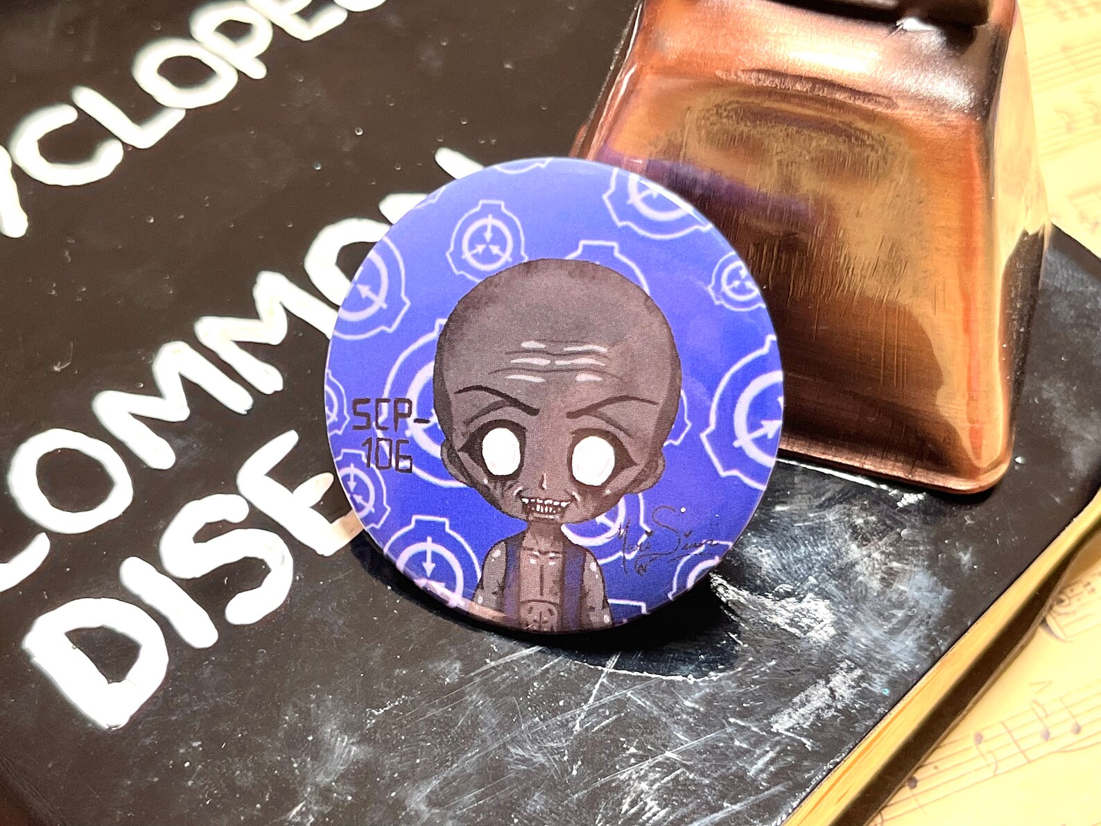SCP 173 106 049 Anime Button - Etsy Ireland