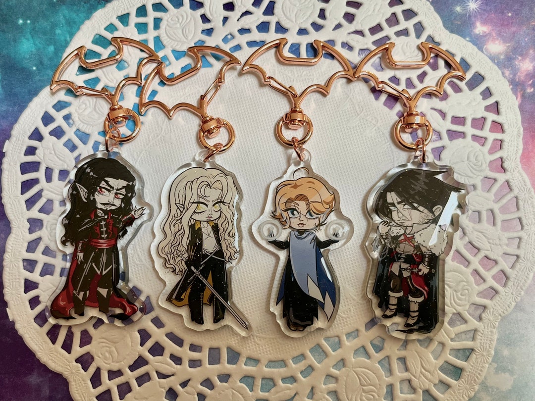 Vampire Acrylic Glitter Charms - Etsy