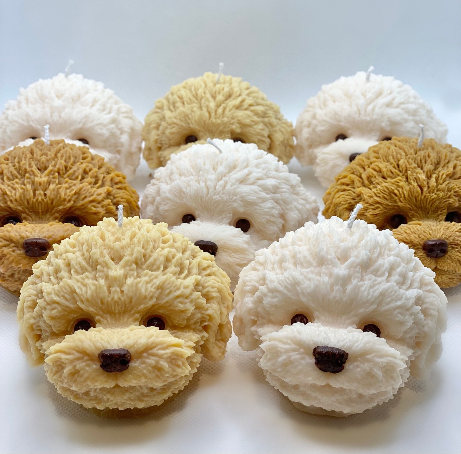 Puppy Candle Cute Decorative Dog Candle Scented Soy Wax - Etsy UK