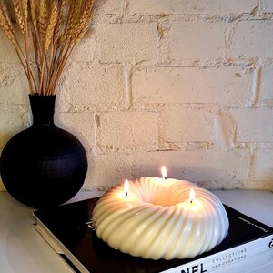 Torus Soy Wax Candle, Pillar Candle, All Natural Vegan Friendly - Etsy