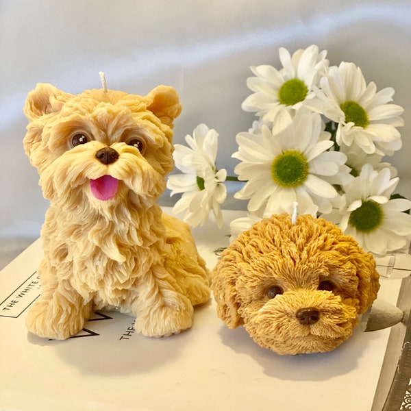 Handmade Candles Dog Shaped - Etsy