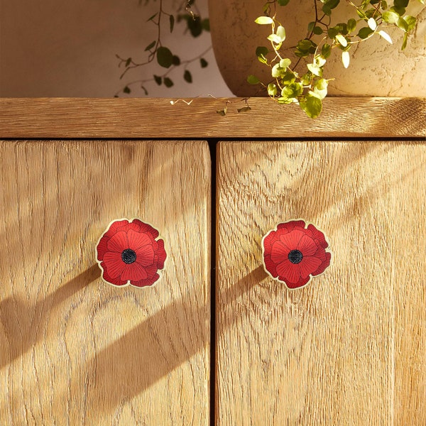 Red Knobs - Etsy