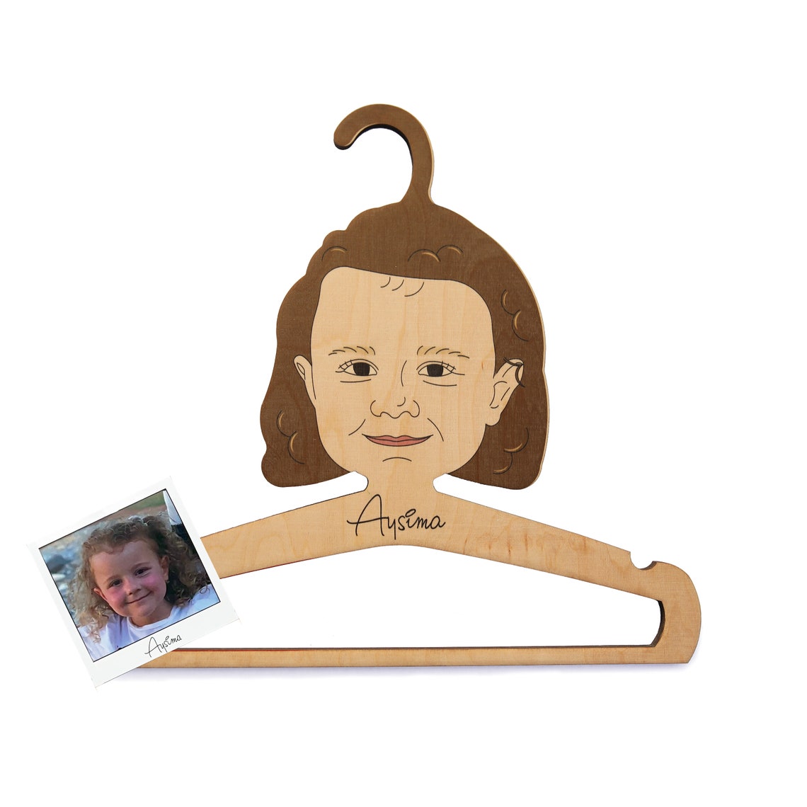 Personalized Baby Hanger, Children Clothes Hanger, Wooden Baby Hanger ...