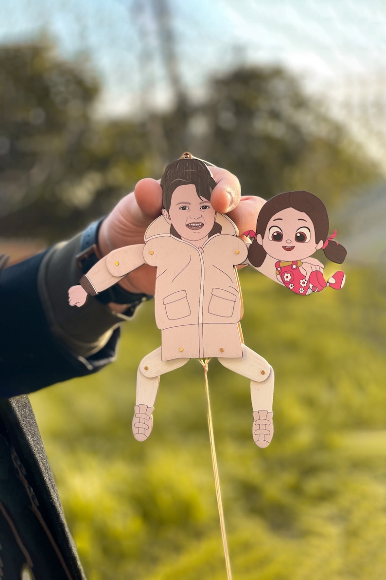 Custom Wooden Moving Portrait Puppet Personalized Christmas - Etsy ...