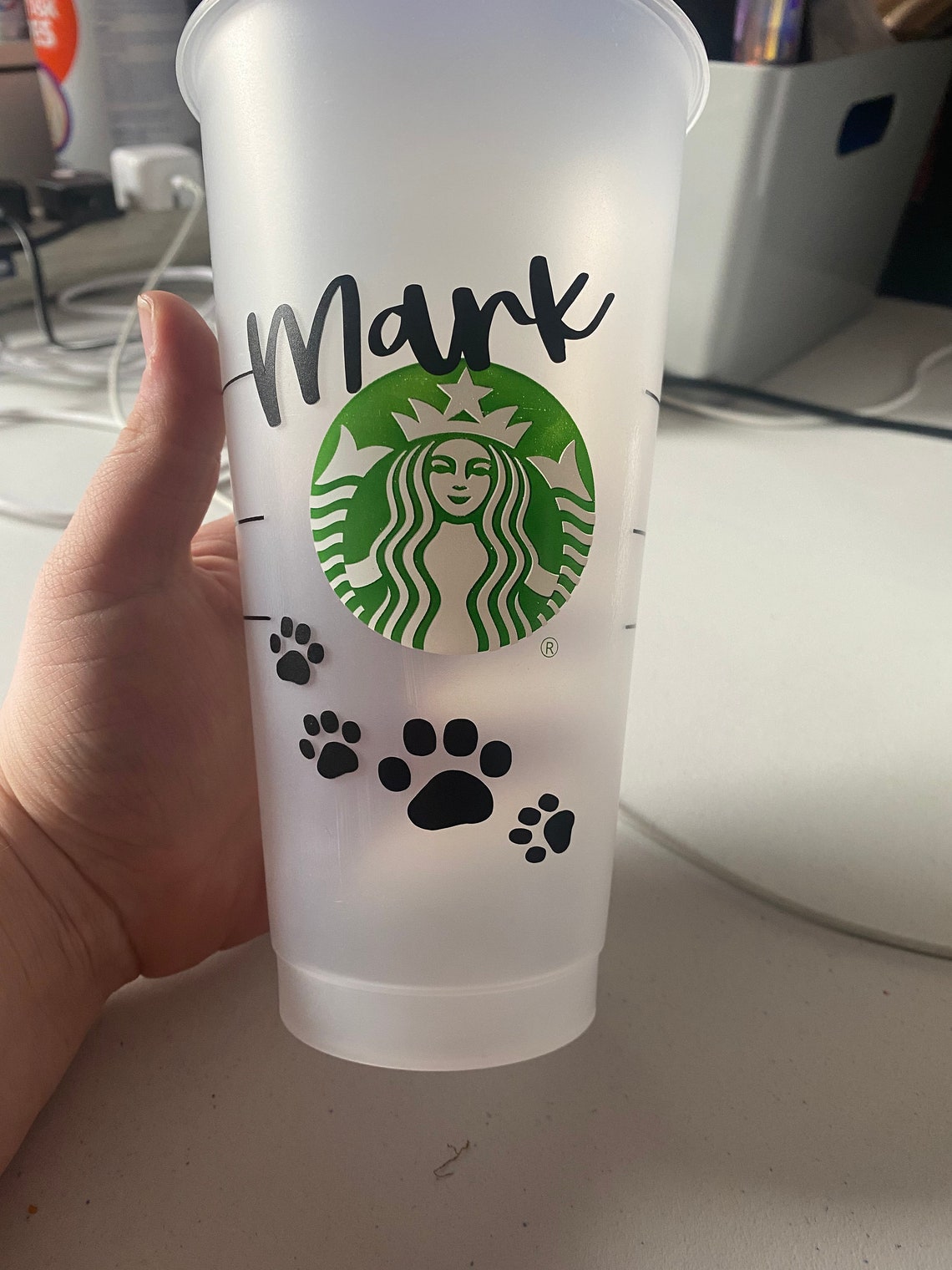 Starbucks cup personalised with many designs . Message a | Etsy