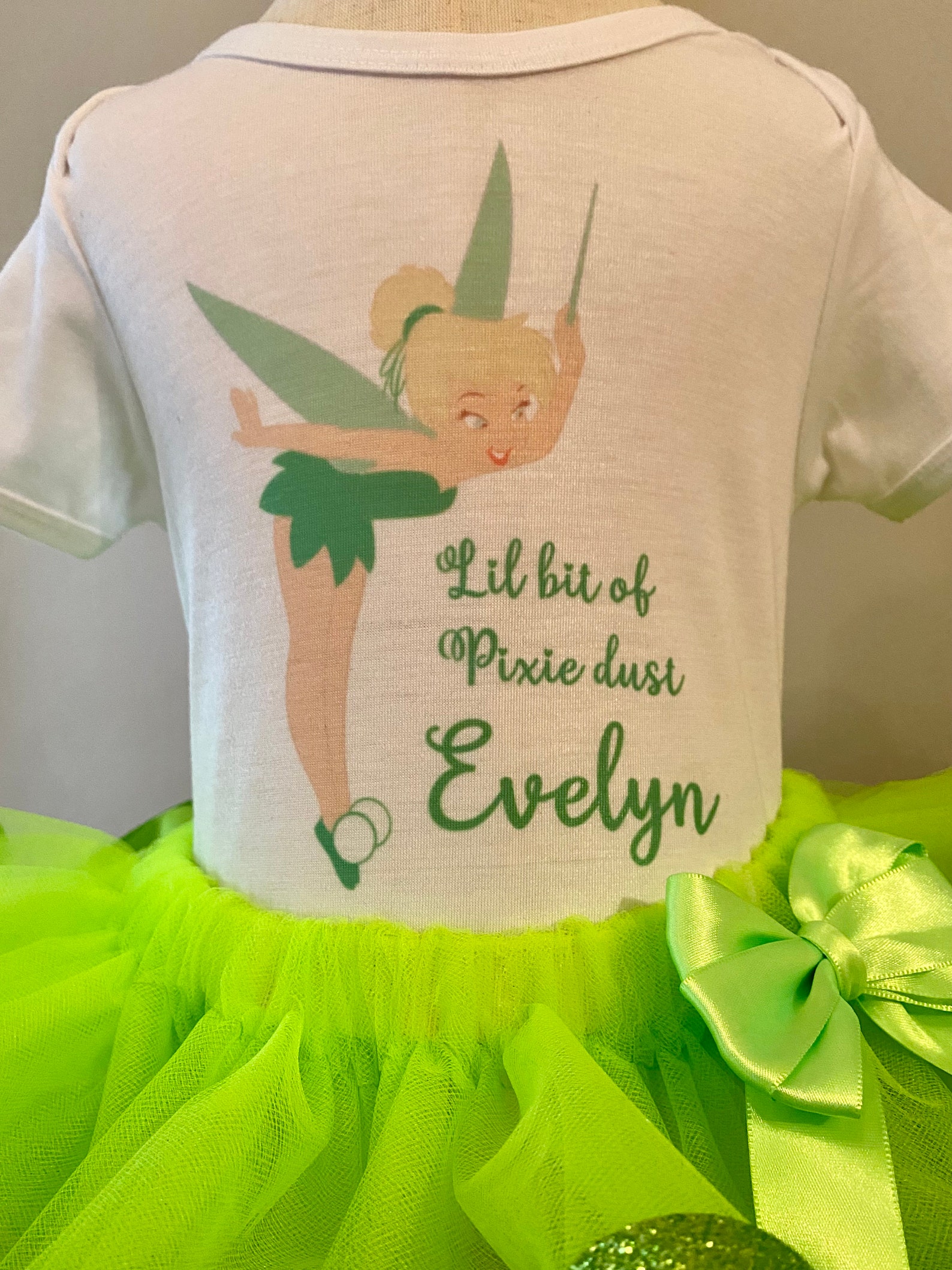 Tinker Bell Tutu Set - Etsy