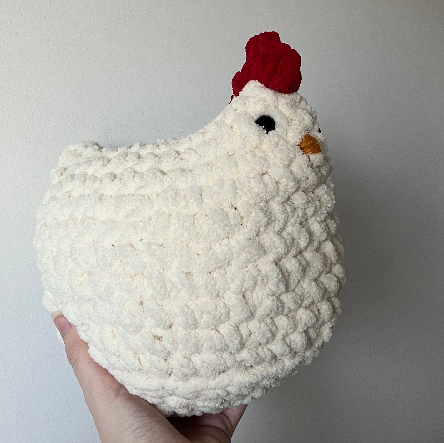 Crochet Chicken Plush - Etsy