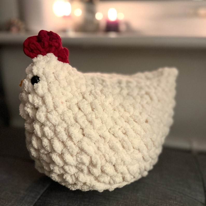 Crochet Chicken Plush - Etsy