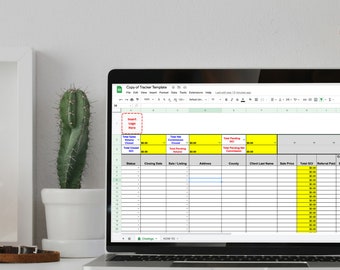 Real Estate Transaction Tracker - Etsy