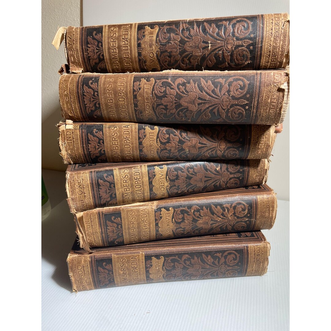Chambers Encyclopedia 1884 Revised Edition Unaltered and Unbridged ...