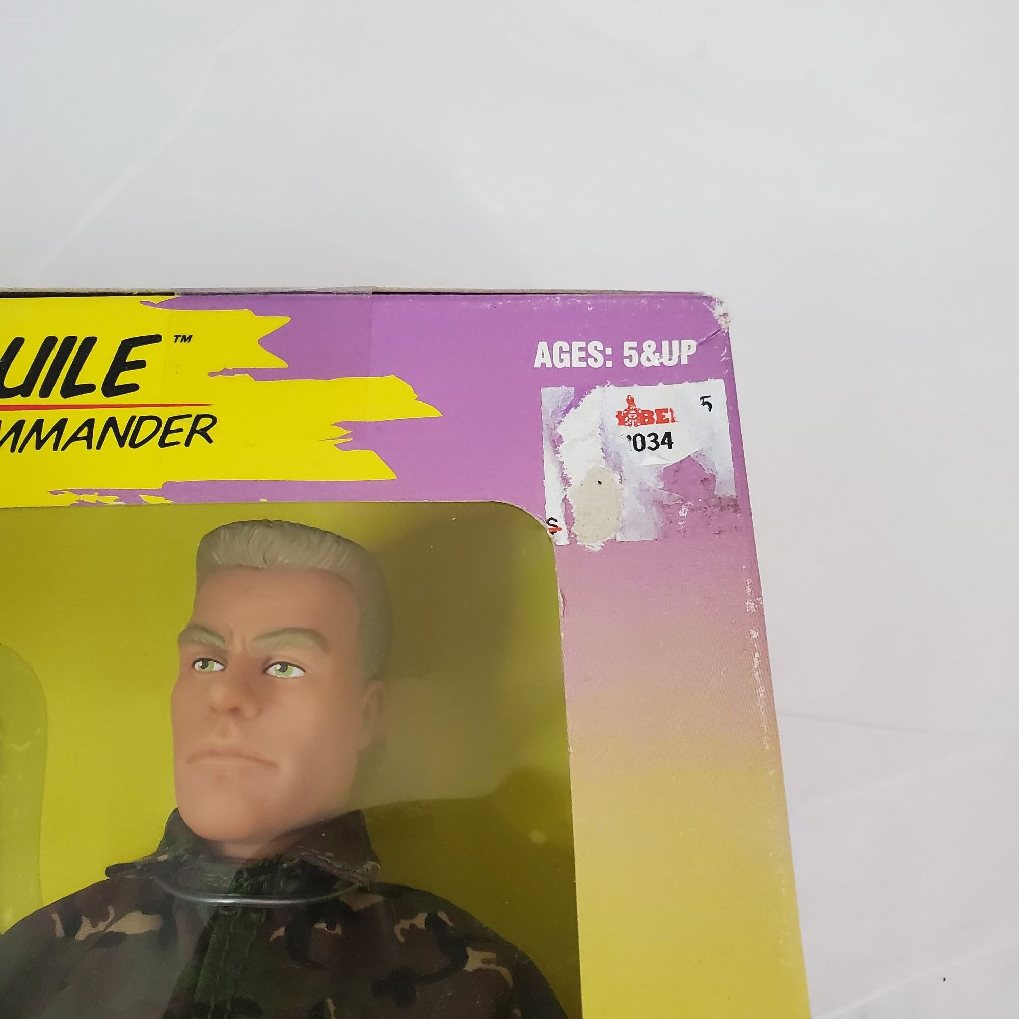Hasbro Street Fighter Colonel Guile Special Forces Commander Toy Sealed ...