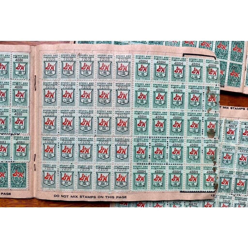 Vintage S & H Green Stamps Quick Saver Vital Foods Lot of 6 Books - Etsy