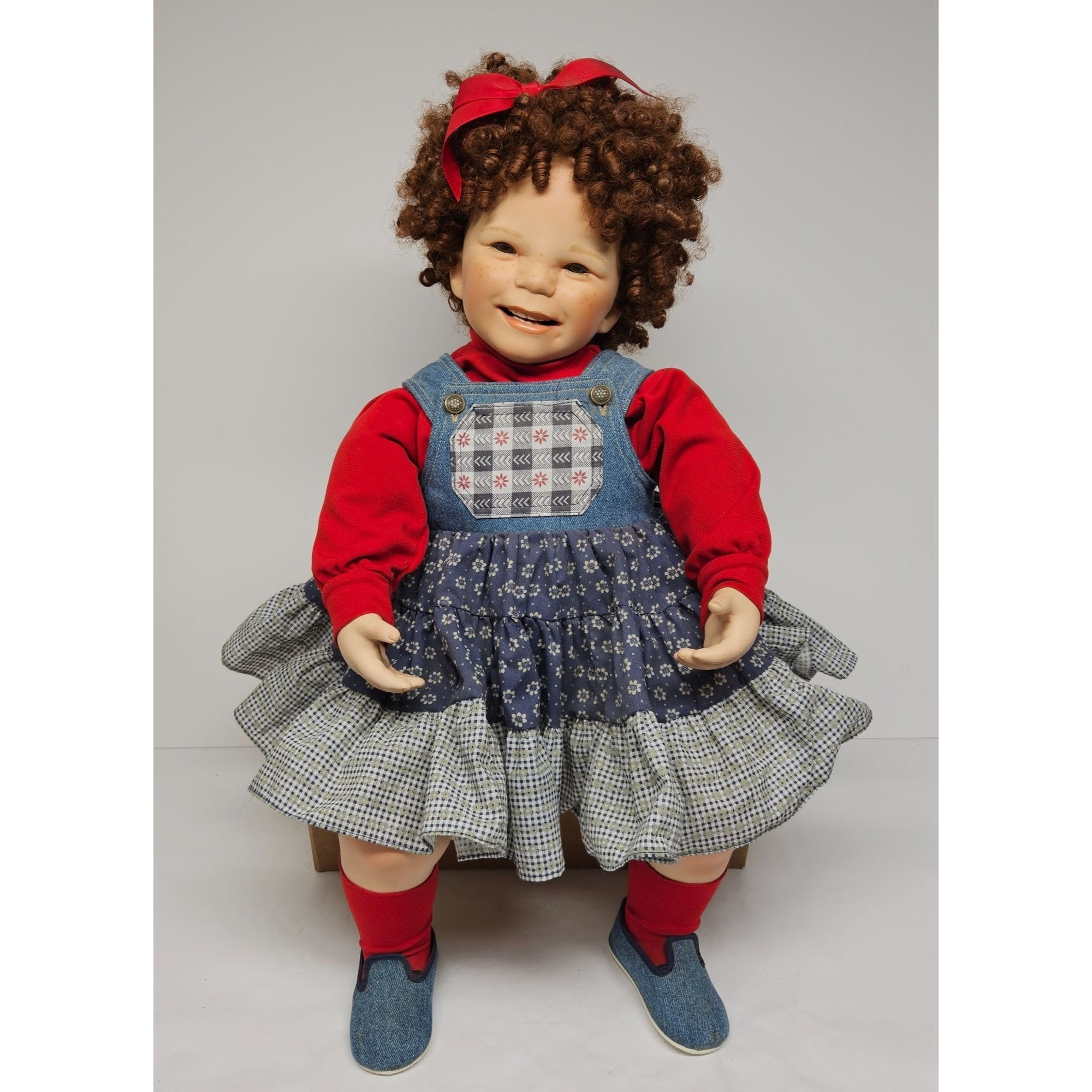Donna Rubert 1997 Patty Ann Lil Stinker Toddler Porcelain Doll 26 Inch ...