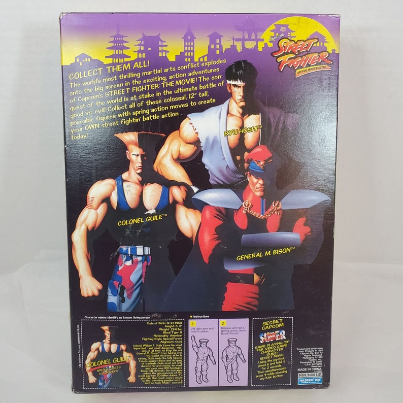 Hasbro Street Fighter Colonel Guile Special Forces Commander - Etsy