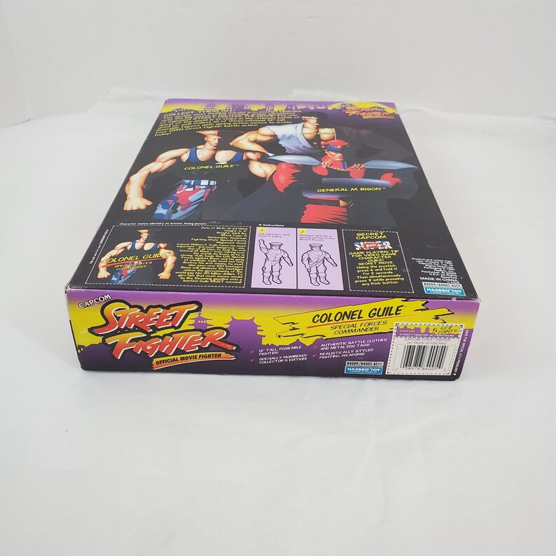 Hasbro Street Fighter Colonel Guile Special Forces Commander Toy Sealed ...