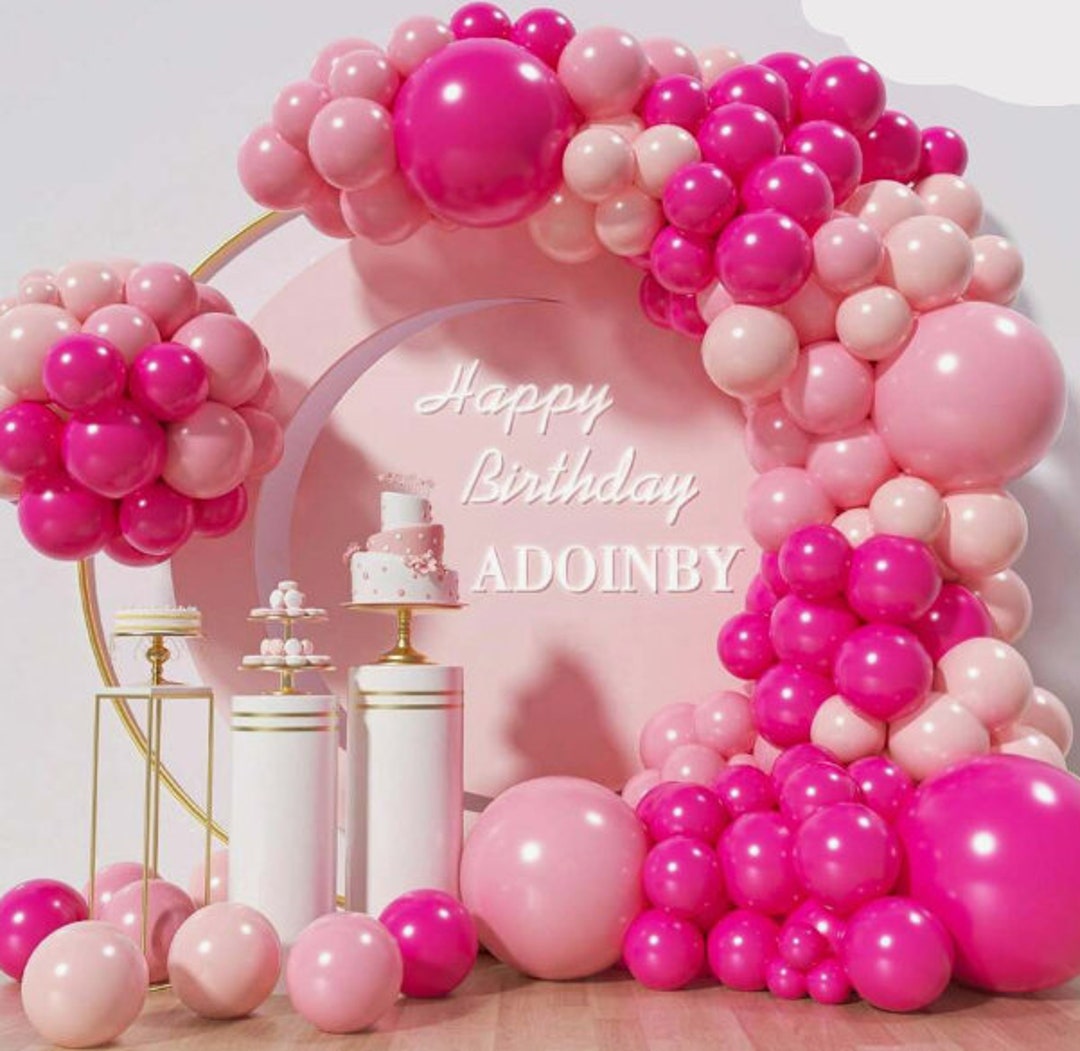 139pcs Pink Balloons Arch Kit - Etsy