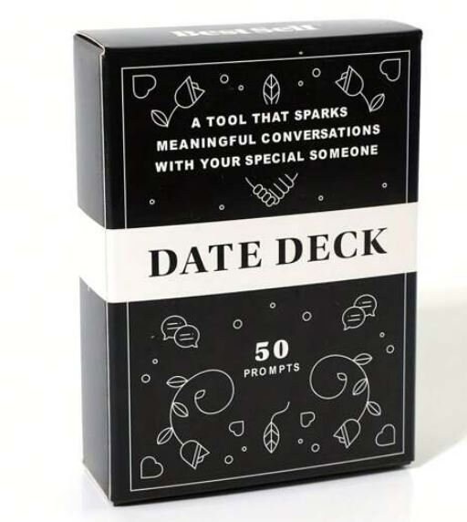 50 Fun & Meaningful Date Night Ideas Card Deck Perfect Gift - Etsy