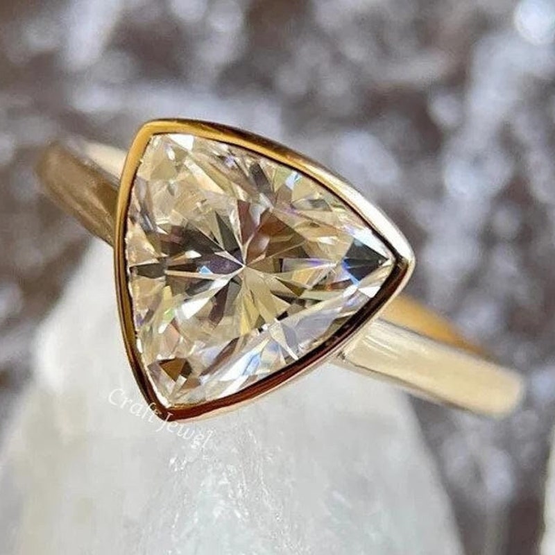 Trillion Ring - Etsy