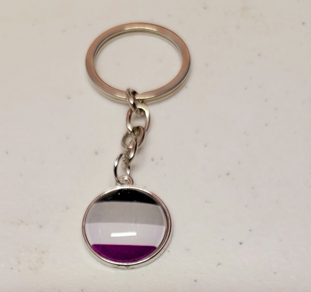 Asexual Keychain LGBTQ+ Flag Gay Pride - Etsy