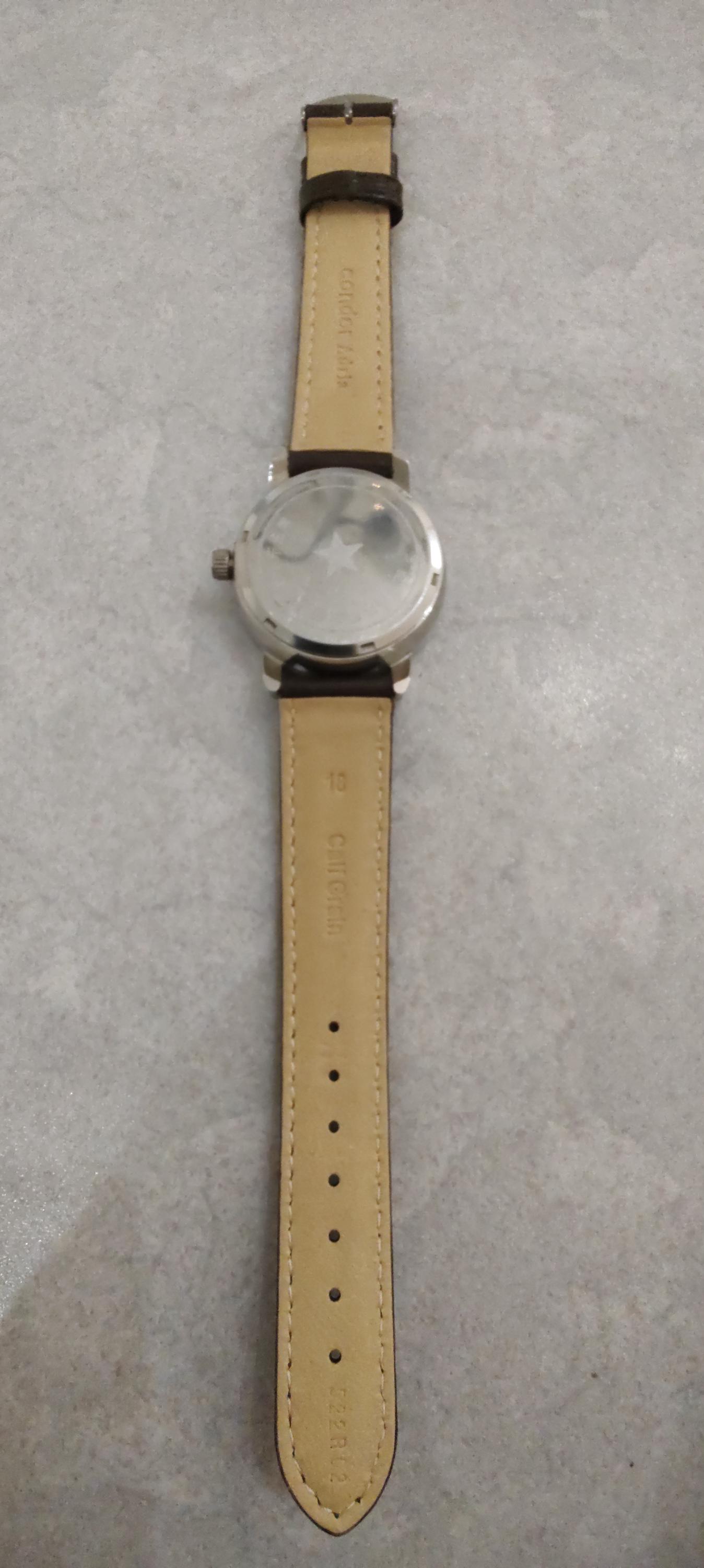Vintage RUHLA GDR German Cold War MECHANICAL Watch Fully Working Gold ...