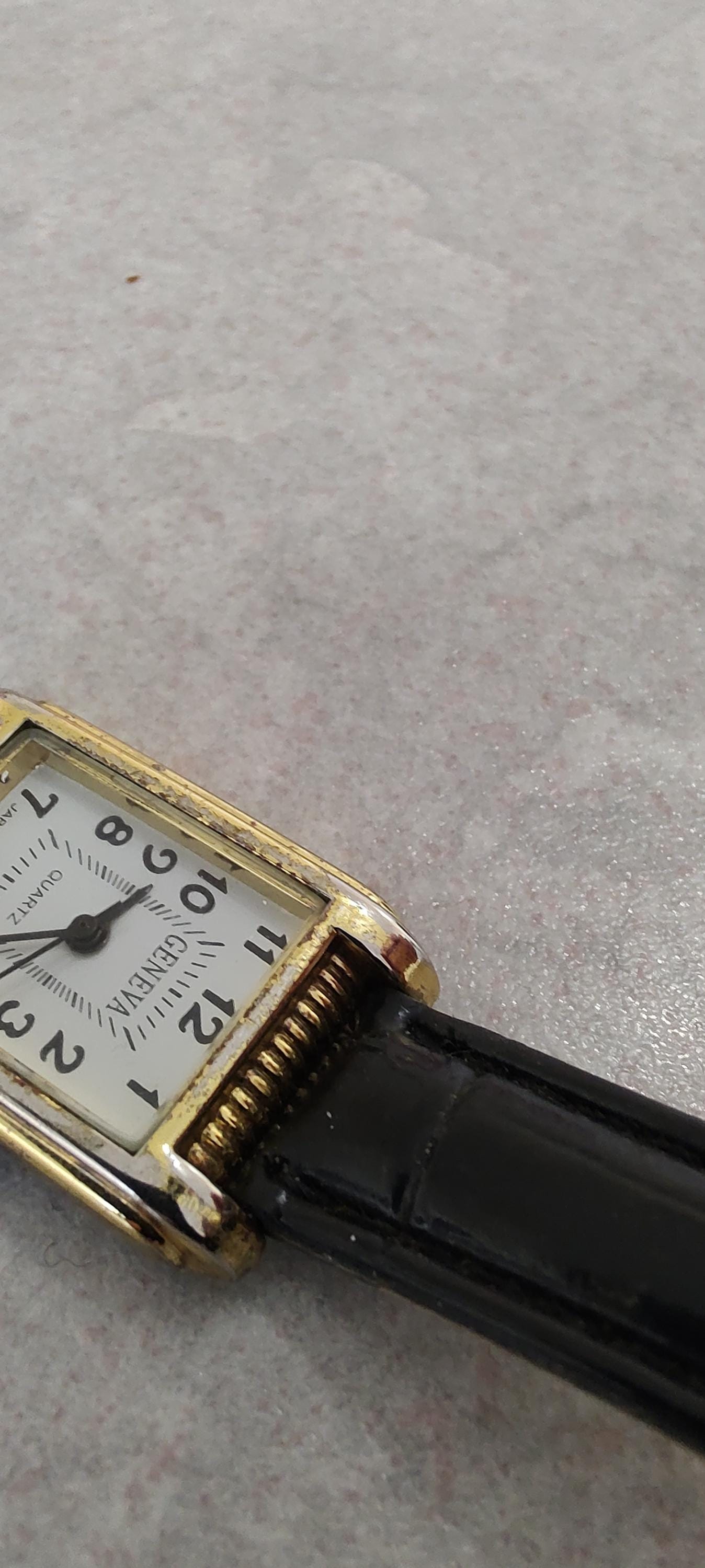 GENEVEA Tank Watch Quartz Watch Vintage - Etsy