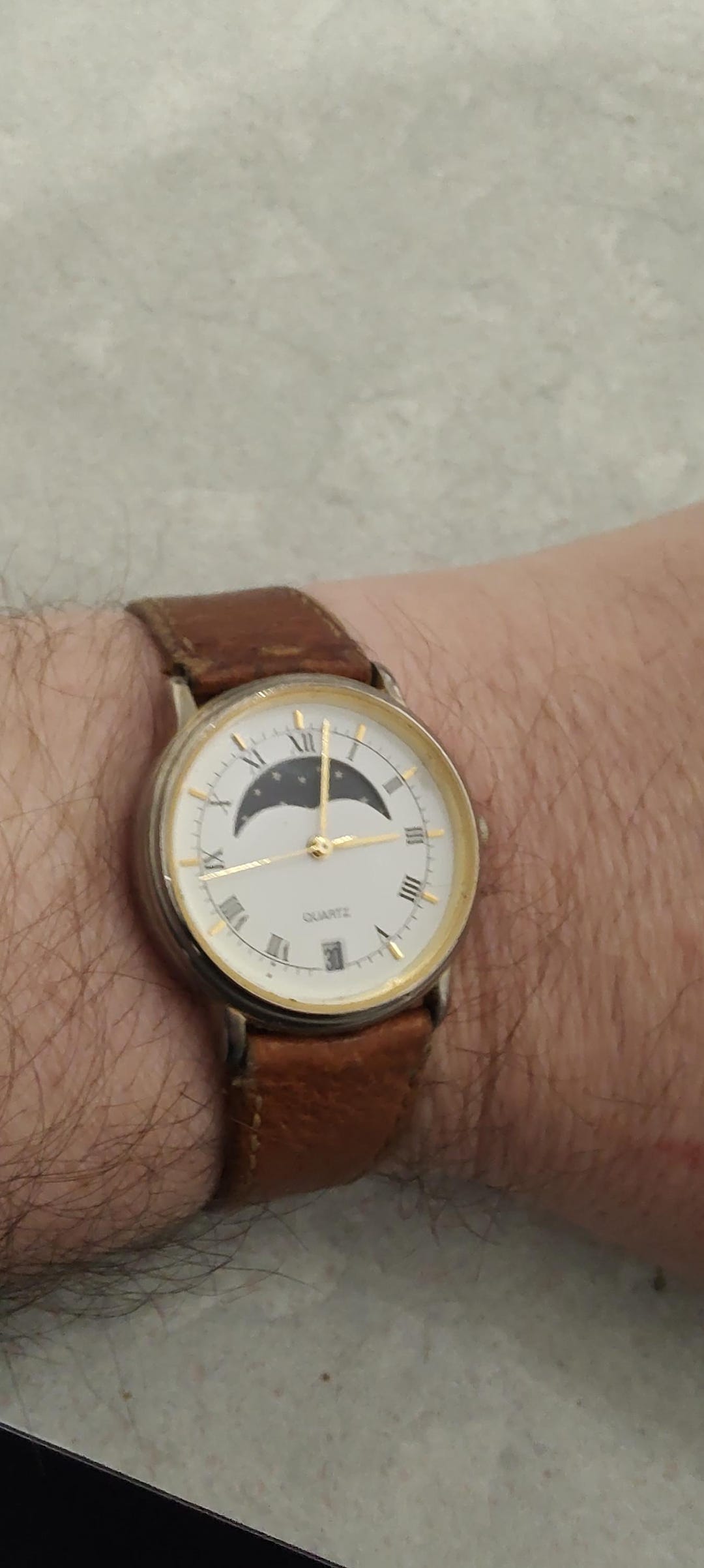 VINTAGE 1990S MOON PHASE Quartz Watch Unisex Mens Womens - Etsy